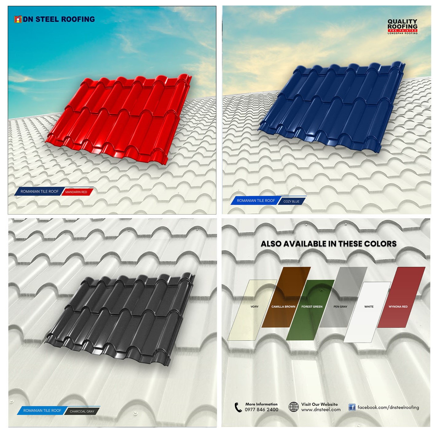 Available colors – DN Steel